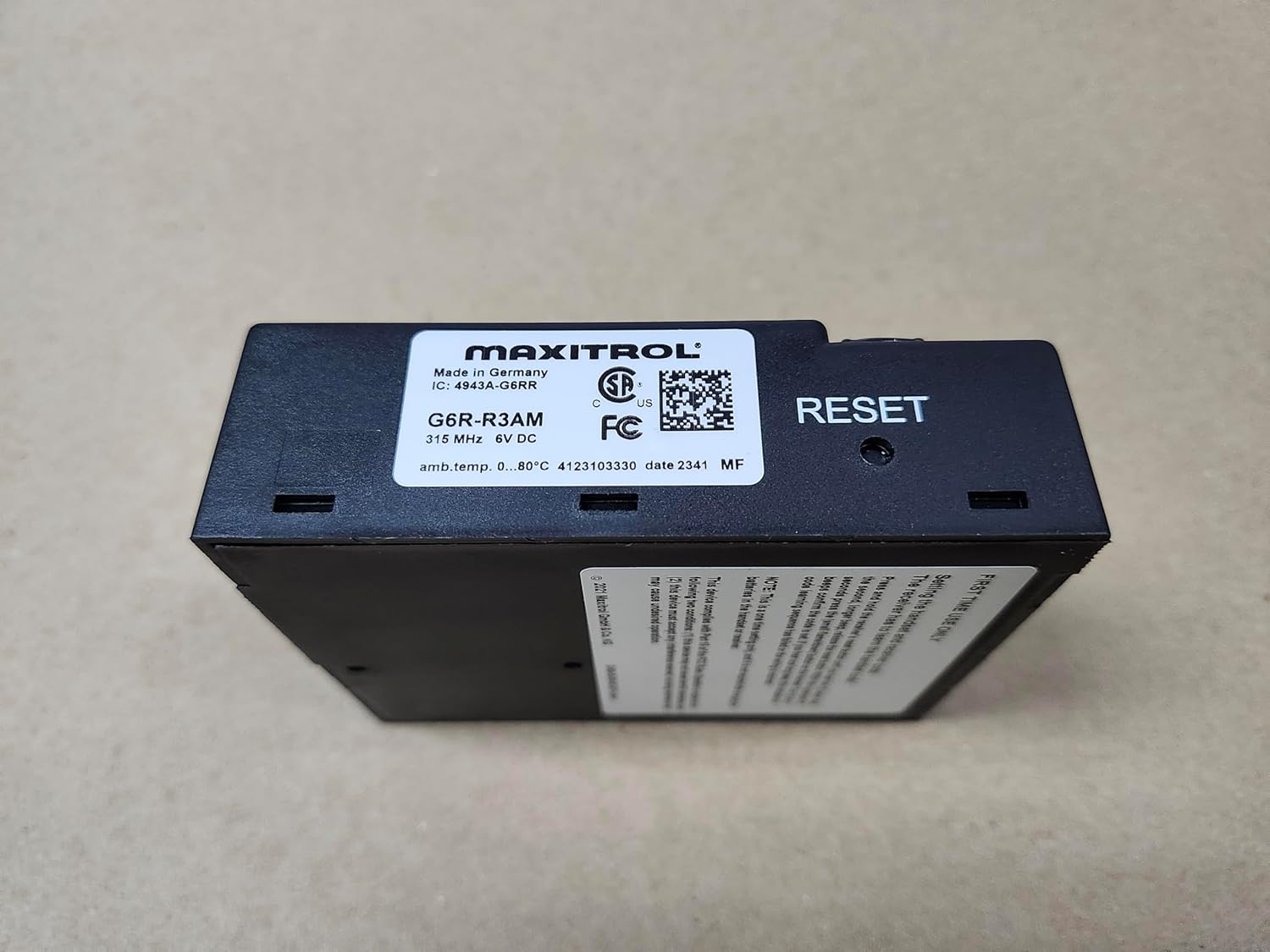 Maxitrol GV60 G6R-R3AM Módulo de control con arnés de cables (Real Frye, Valor & Empire) – Yaxa ...