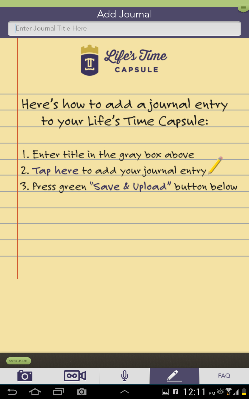 Life's Time Capsule - App on Amazon Appstore