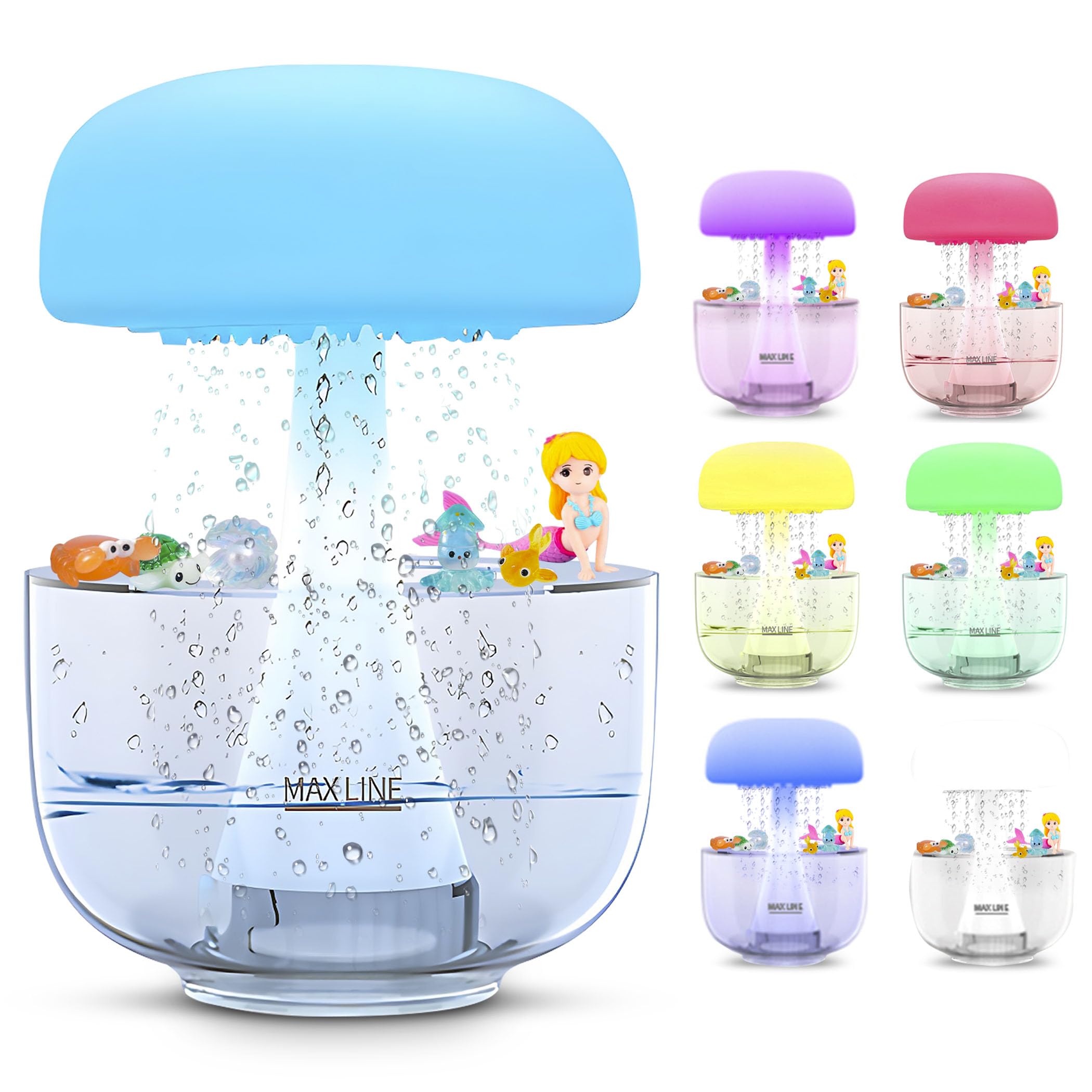 Amazon.com: VIDITAL Raining Cloud Diffuser with Rain 7 Changing Colors ...