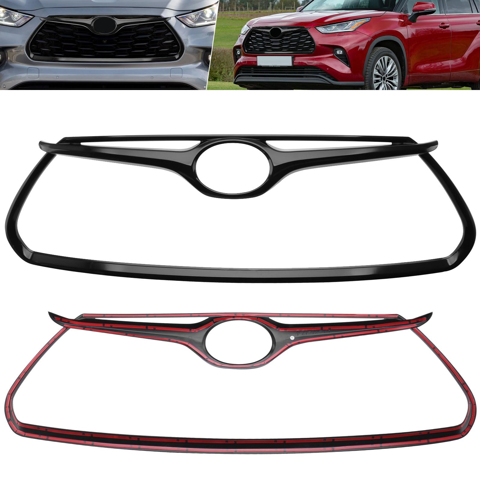 Amazon.com: FSHero Riding Front Grill Grille Trim Molding Fit for ...