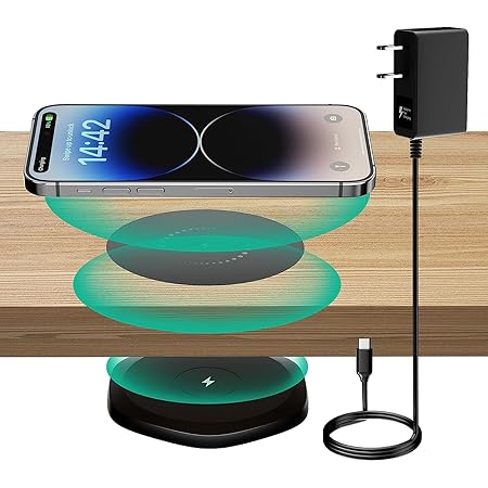Amazon.com: KPON Invisible Wireless Charger - 30mm Under Table Charger ...