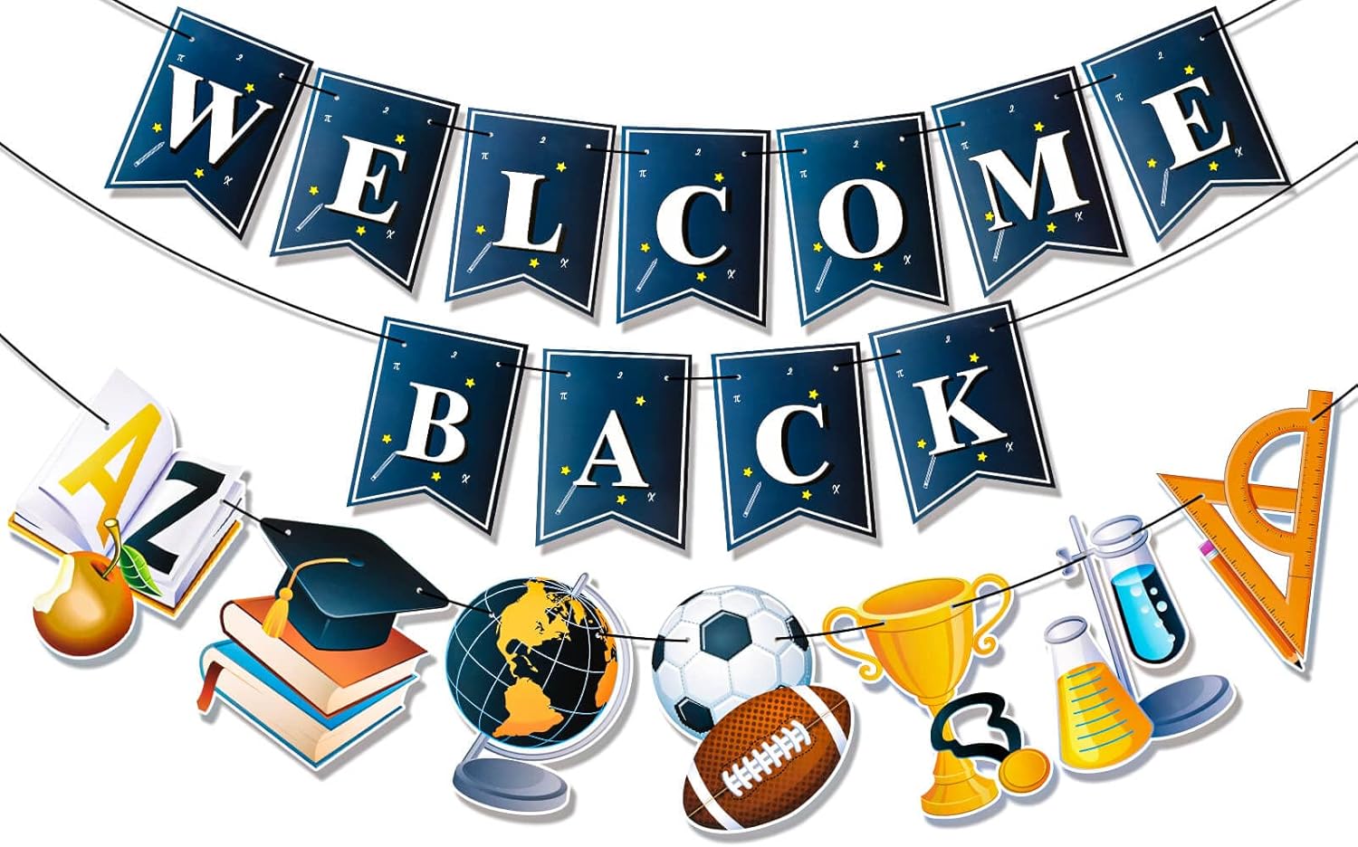 Welcome Back To School Banner Printable Back To School Banner Fall