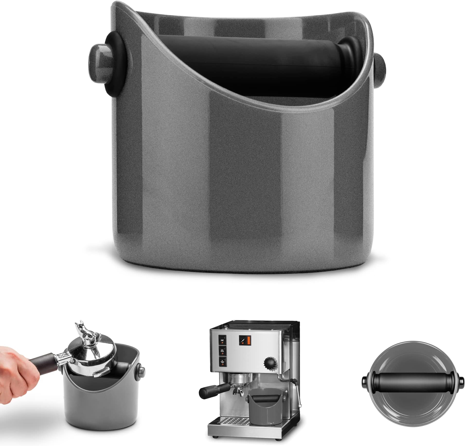 Amazon.com: Breville knock box 20, Brushed Stainless Steel: Home & Kitchen