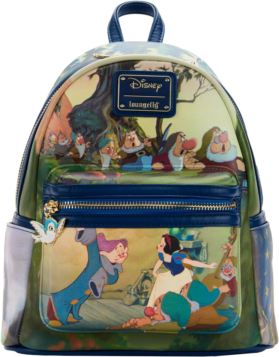 Amazon.com | Loungefly Snow White Evil Queen Faux Leather Mini Backpack ...