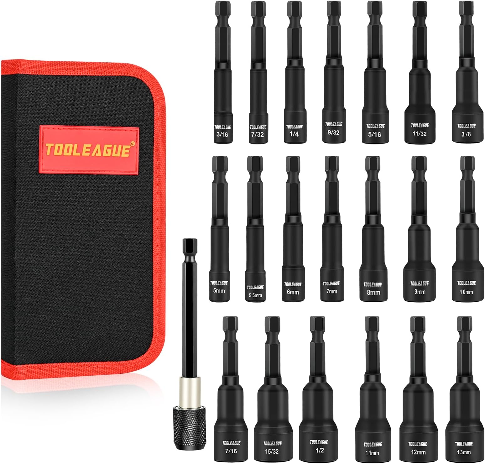 Amazon.com: Warrior 9pc. Quick Change Metric Magnetic Nutsetter Set ...