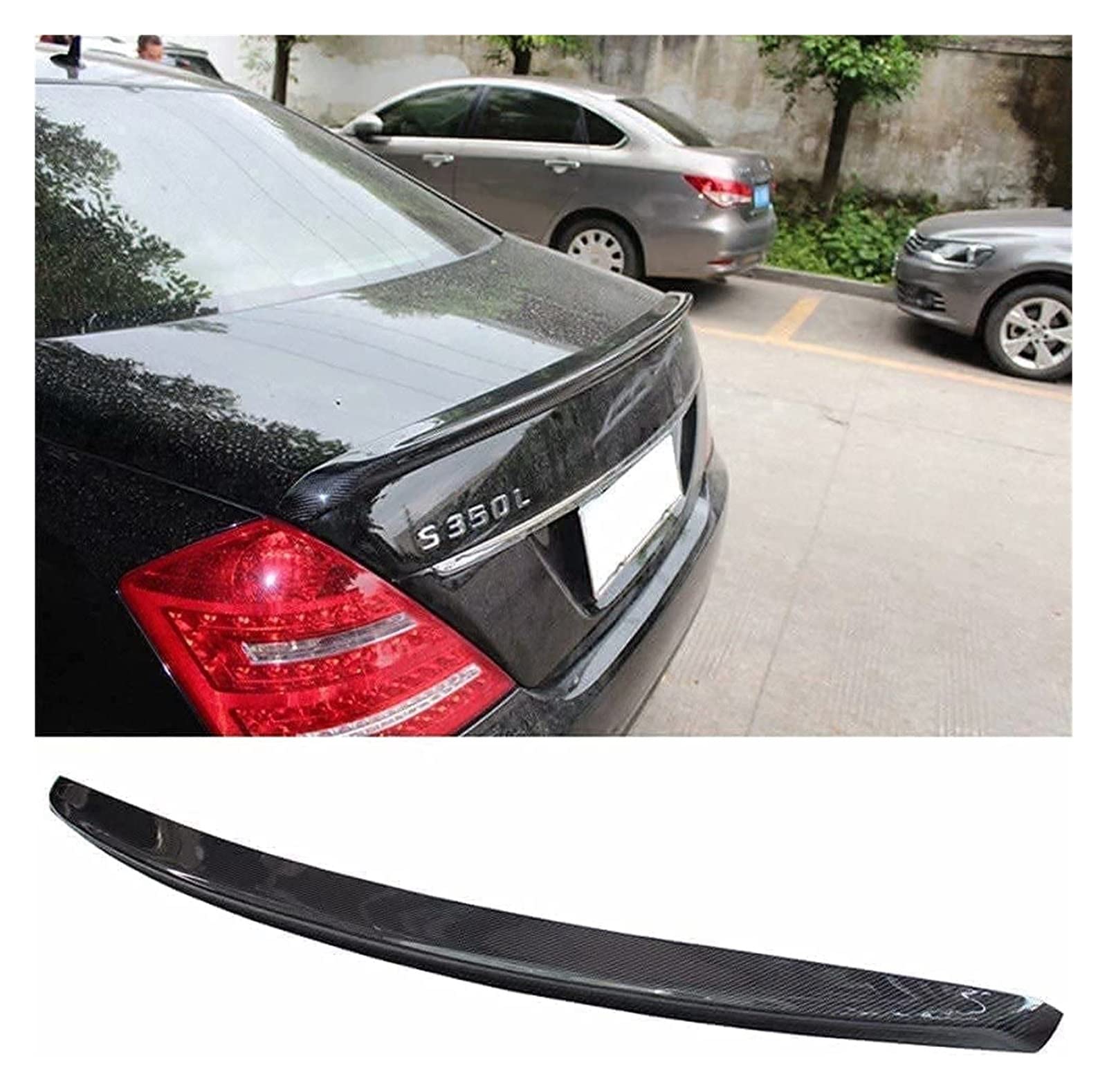Buy PAFILYA Car Trunk Rear Wing Spoiler For Mercedes S Class W221 2005 ...