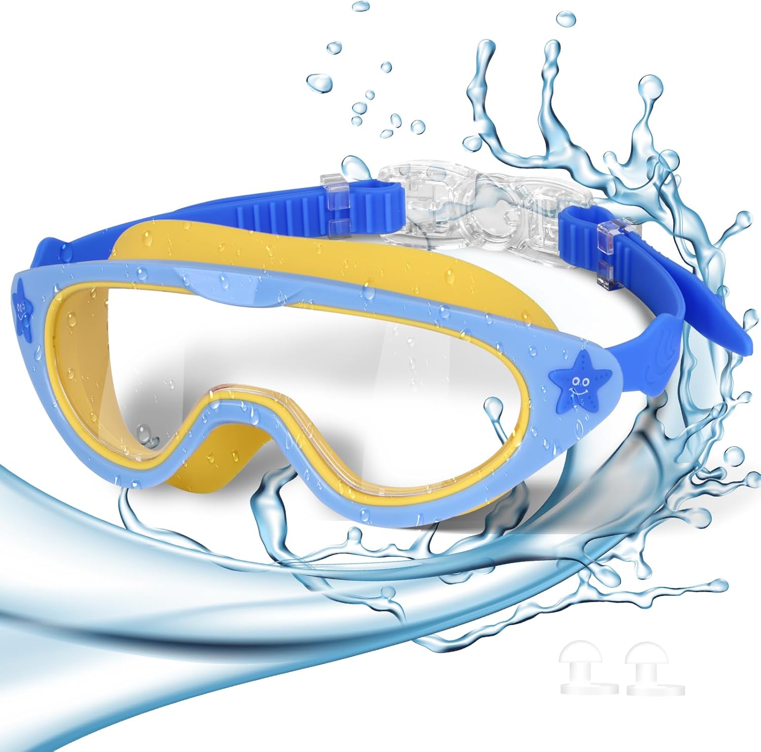 Amazon.com : Vxyaaz Swim Goggles No Leaking Goggles Swimming Goggles ...