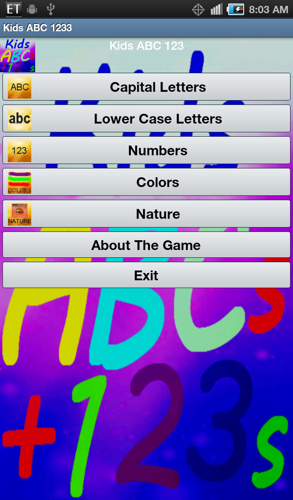 LearningFun - ABCs And 123s:Amazon.com:Appstore for Android