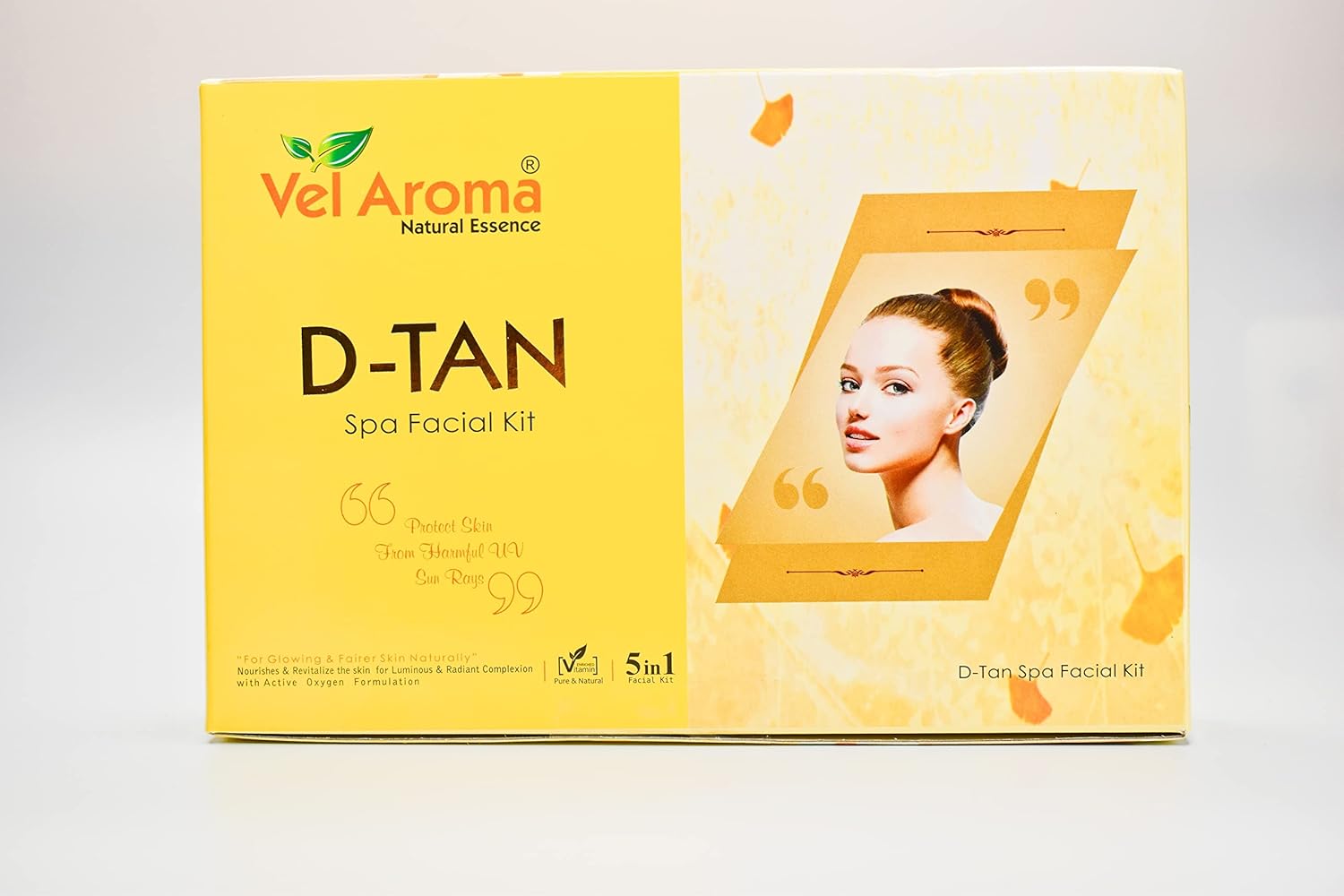 Vel Aroma D-TAN Facial Kit Deep Cleanser (51gm) + Exfoliating Scrub ...