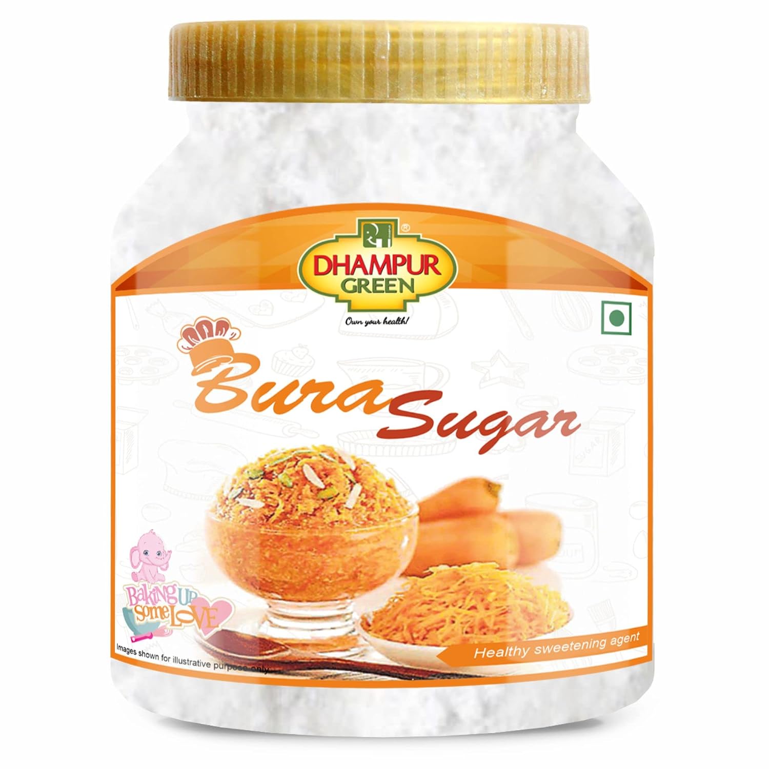 Amazon.com : Dhampure Speciality Bura Sugar, 500 g : Grocery & Gourmet Food