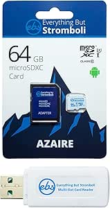 Everything But Stromboli 64GB Azaire MicroSD Memory Card & Adapter ...