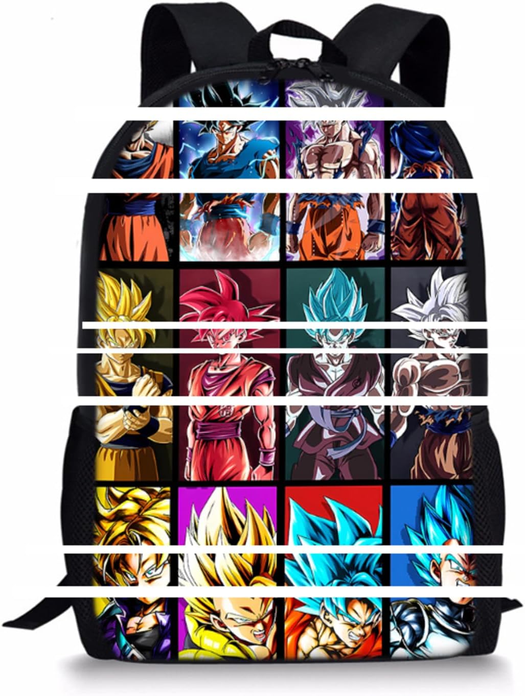 Amazon.com | Generic 3D cartoon printing Backpack with Student backpack ...