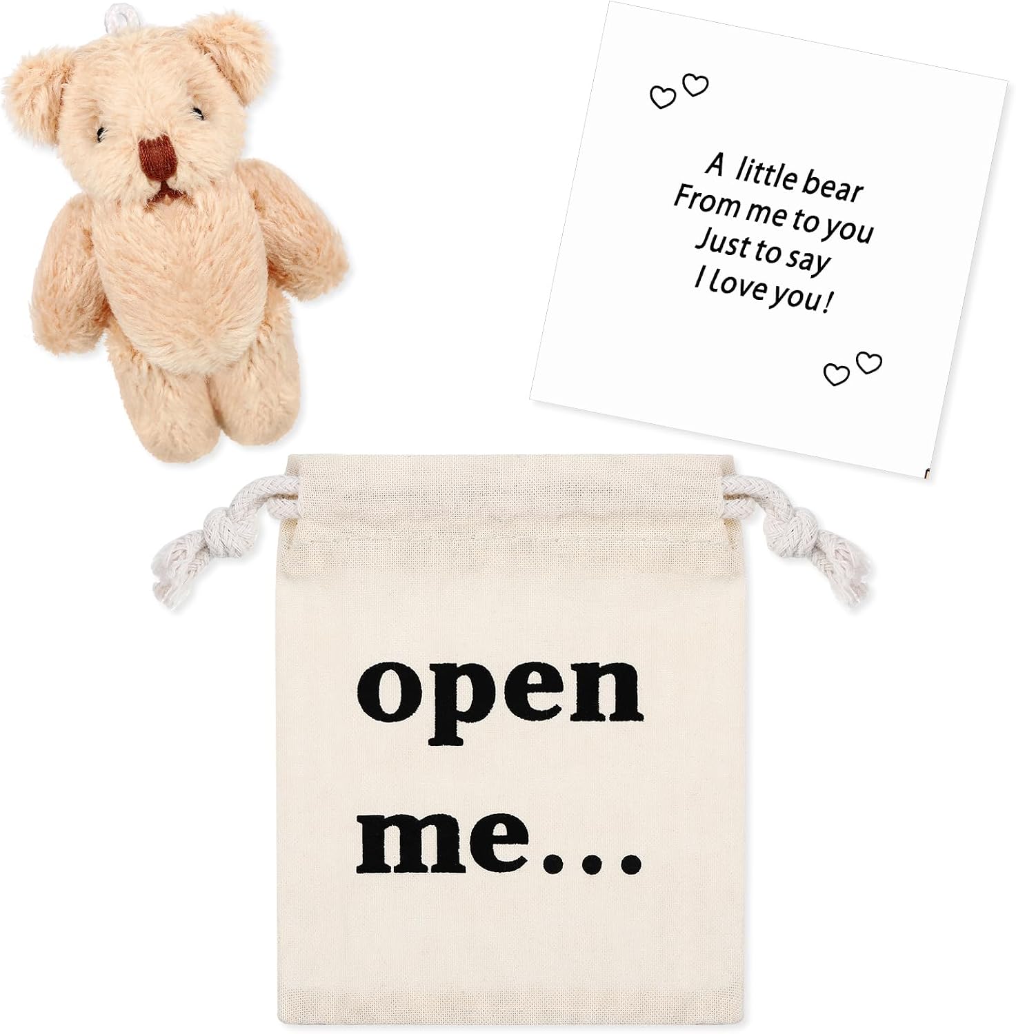 Amazon.com: WinnerWhy Pocket Bear Long Distance Relationship Gifts I ...
