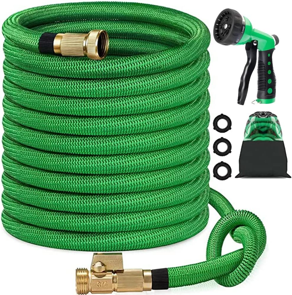 Amazon.com : HOUKAI 100ft Expandable Garden Hose 100ft Long Hose 4 ...
