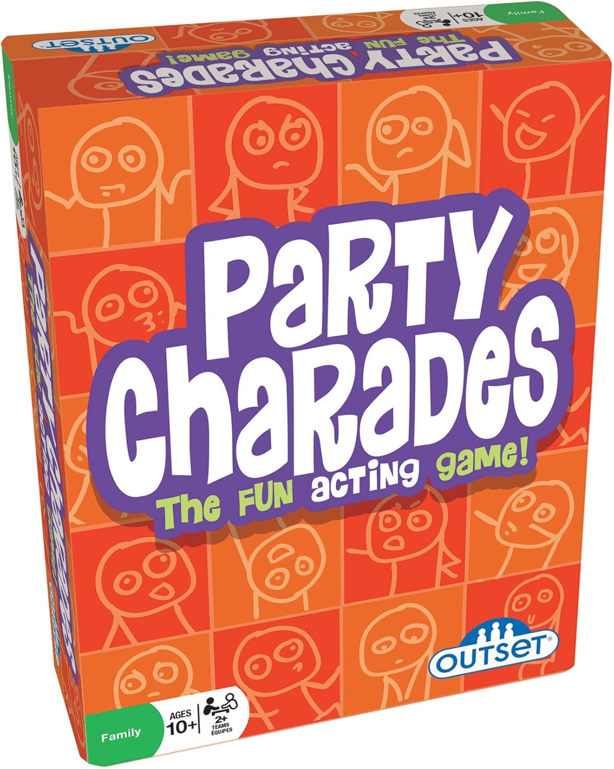 Party Charades Game – Contains 500 charades – Great Family Game for 2 ...