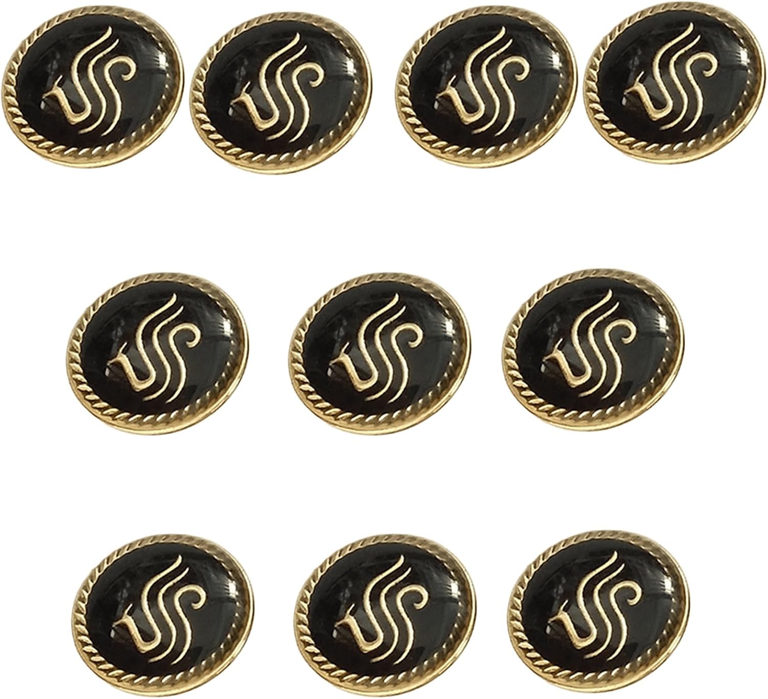 Airport Uniform Buttons Rustproof Metal Buttons Fasteners Airline Crews ...