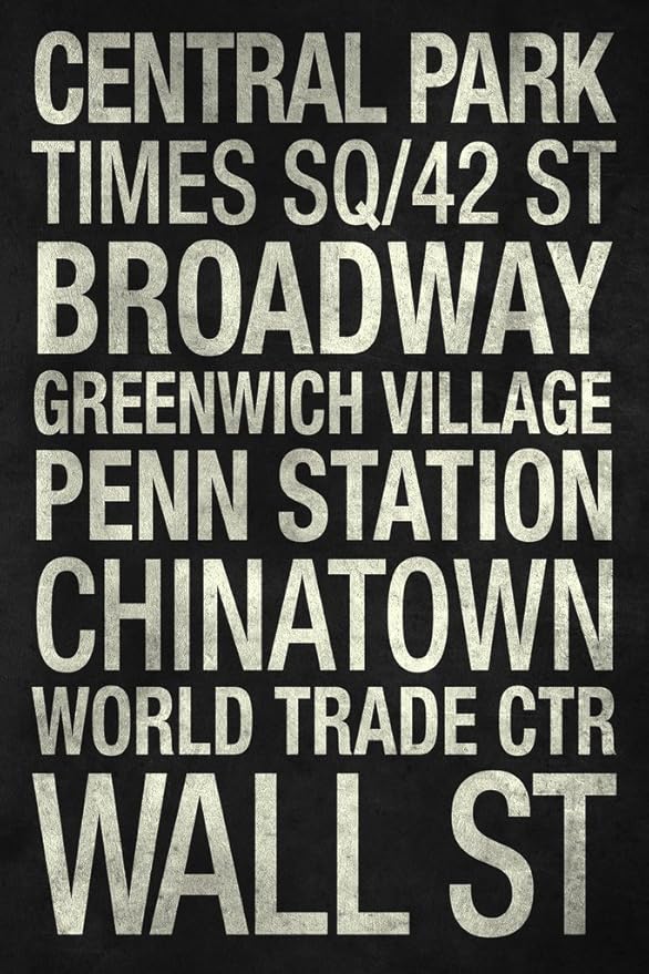 Amazon.com - Subway Stations New York City Black and White Cool Wall ...