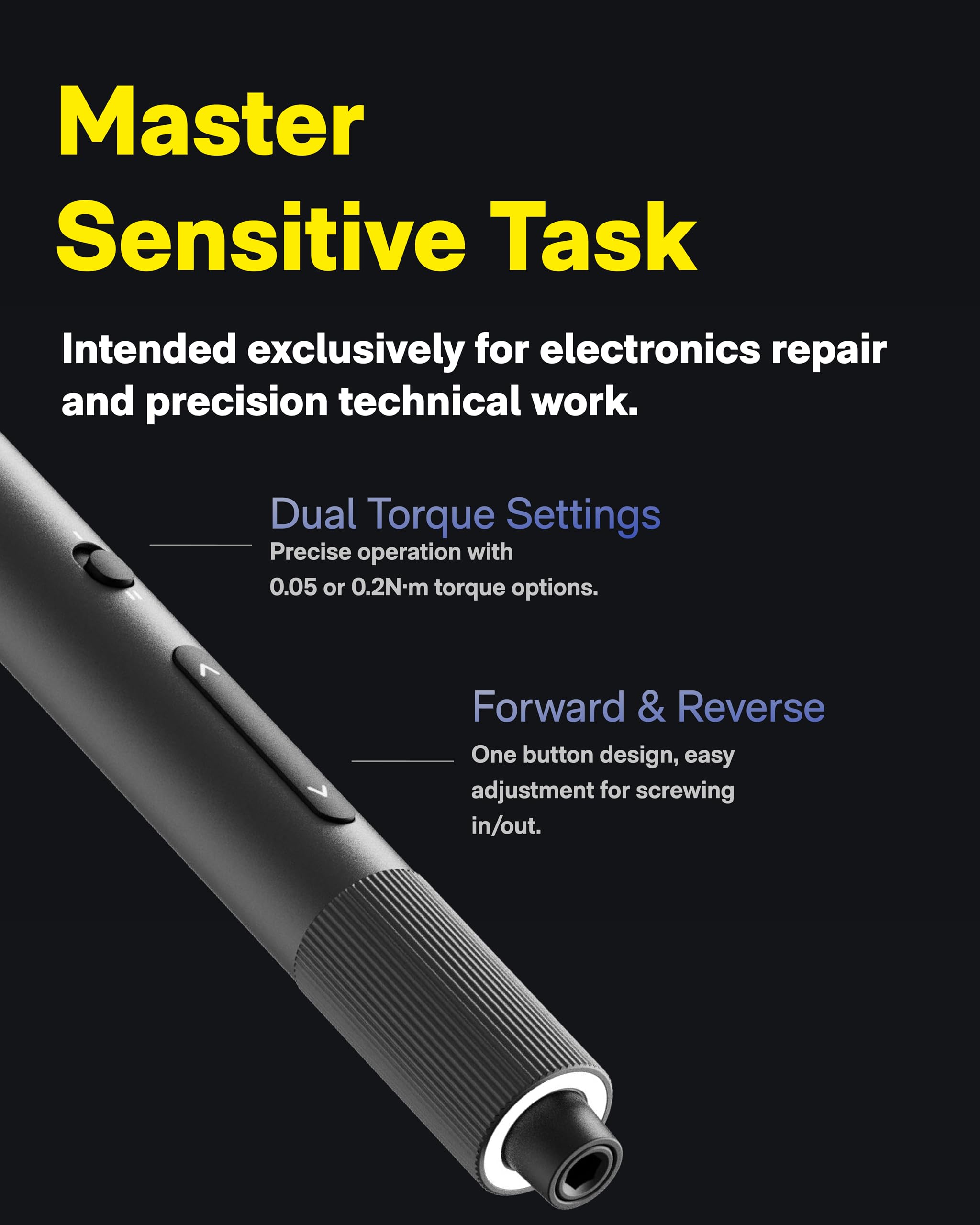 Snapklik.com : HOTO 25-in-1 ADV Mini Electric Screwdriver, Precision ...