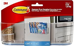 Amazon.com: Command Large Caddy, Holds up to 4 lb, 8.6" x 3.1" x 3", 1 ...
