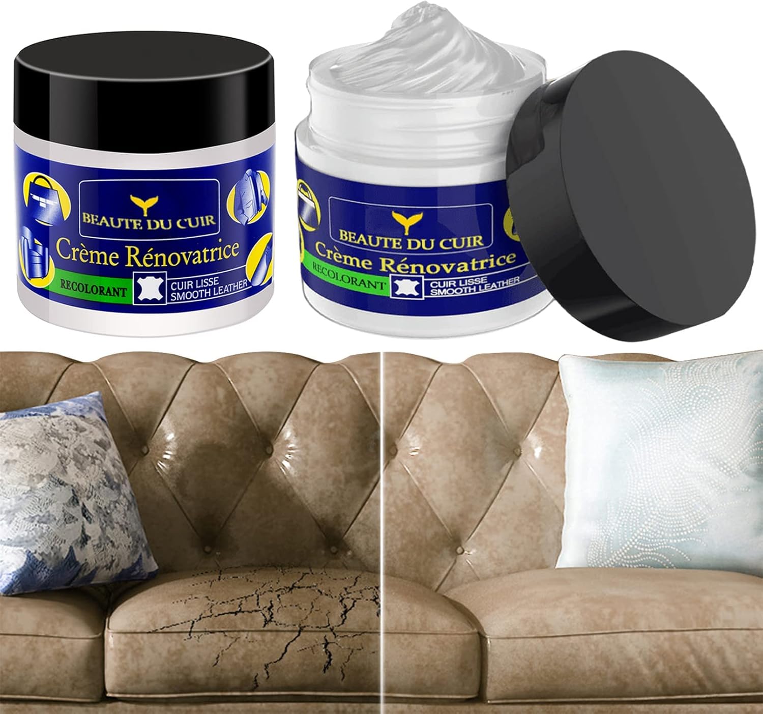 VITALY Leather Repair Cream, VITALY Leather Restorer, Leather ...