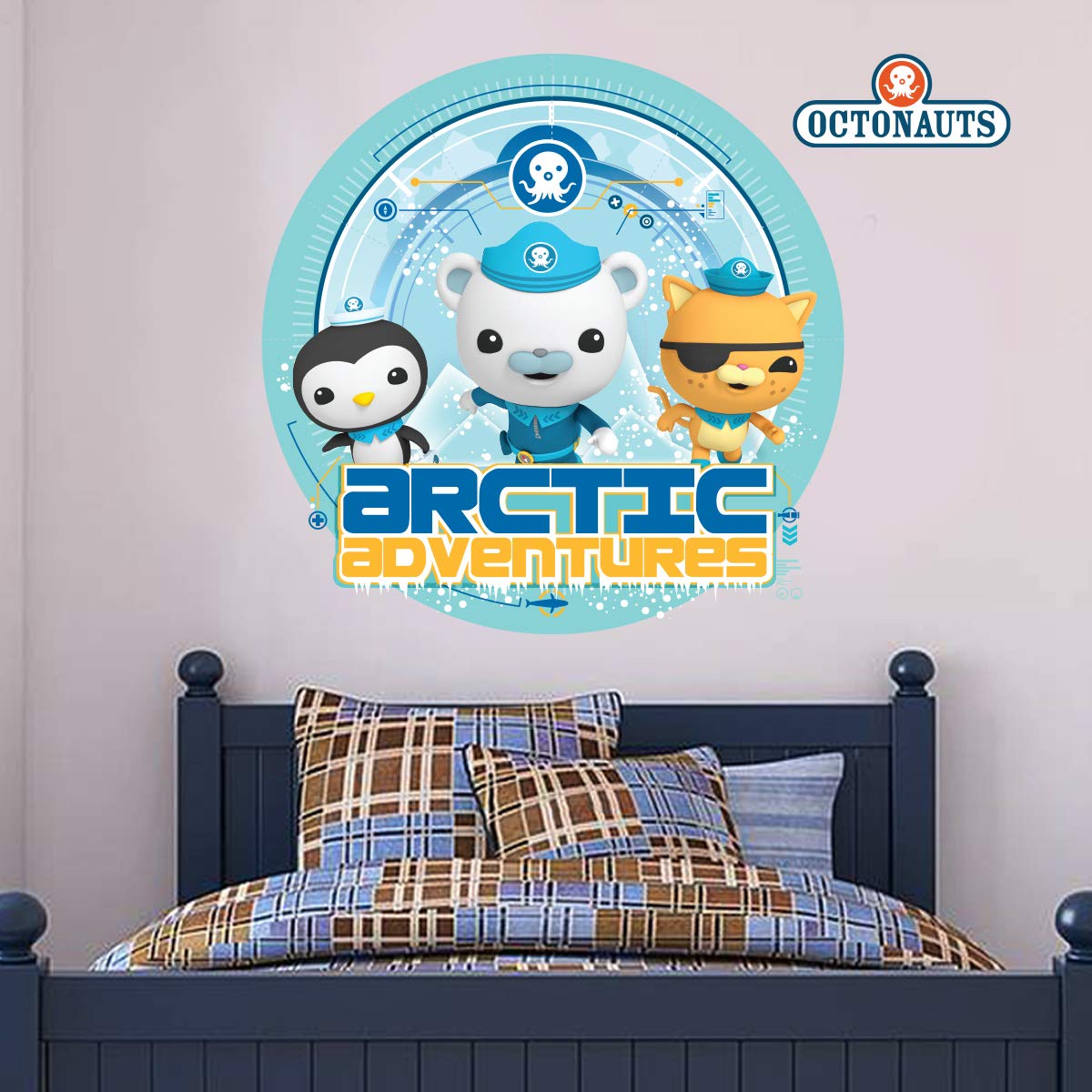 Official Octonauts Arctic Adventure Wall Sticker Mural - Vinyl Decal ...