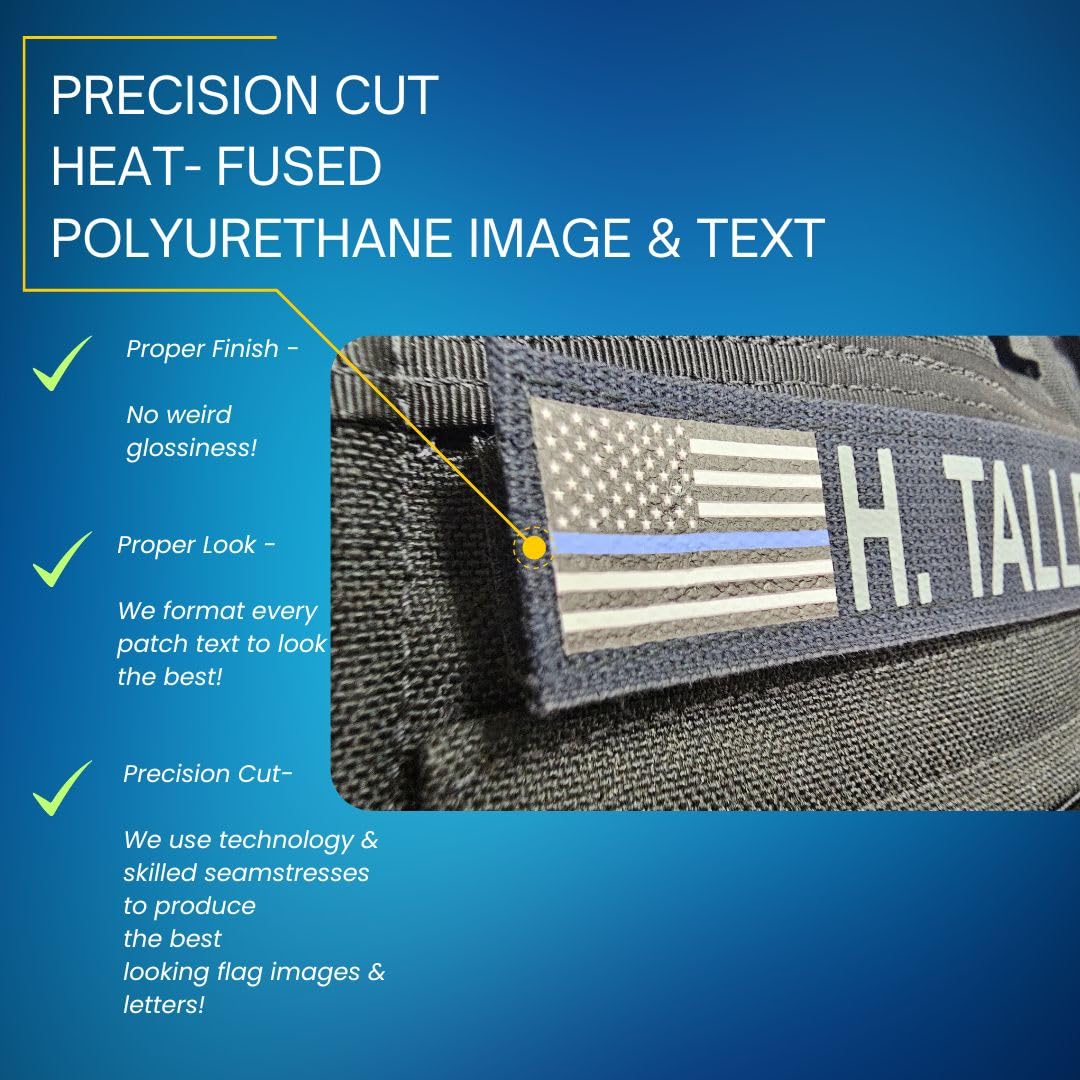 Military Custom Velcro Patches For Vest Ice Patch For Vest Custom 5x1 ...