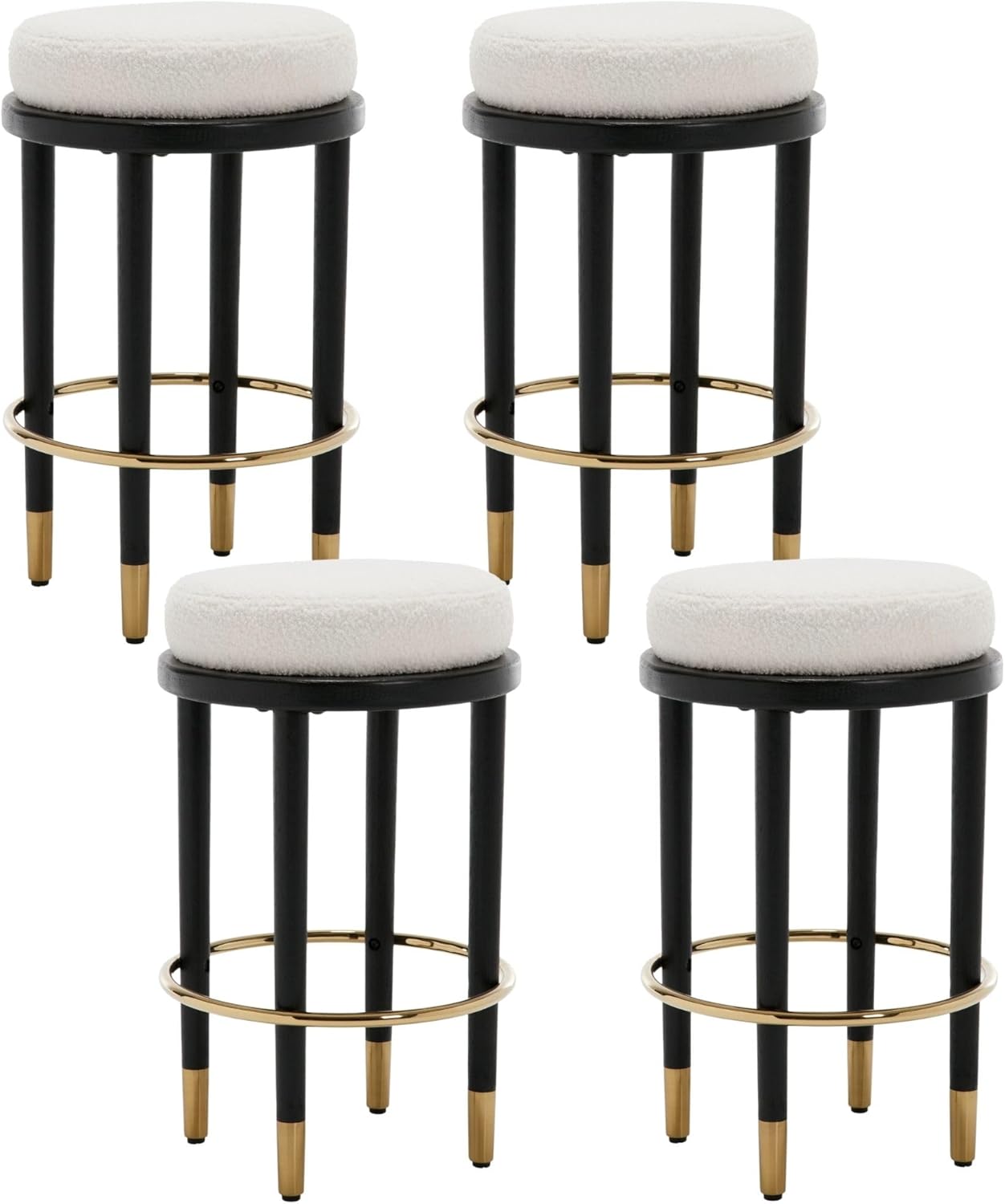 Amazon.com: 26'' Modern Backless Kitchen Counter Stools Rustic Bar ...