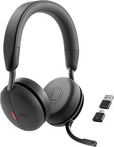 Dell Pro Wireless ANC Headset WL5024, On-Ear Hybrid ANC, Microsoft ...