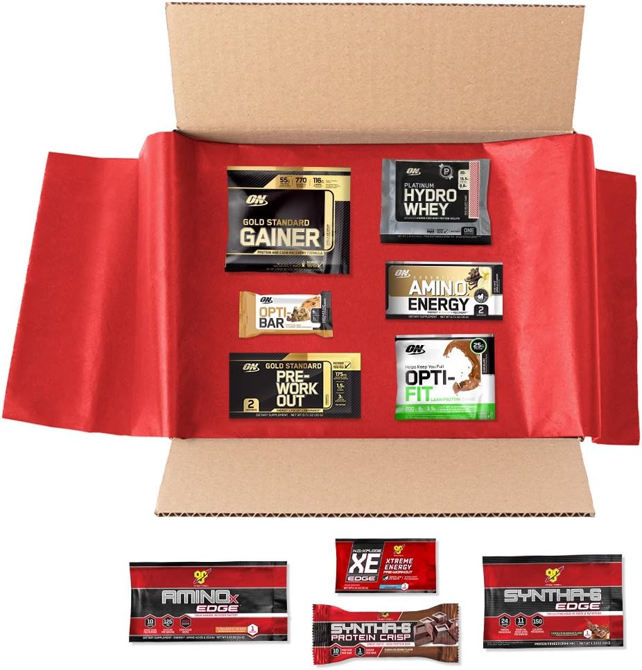 Amazon.com: Optimum Nutrition and BSN Sample Box, 10 samples