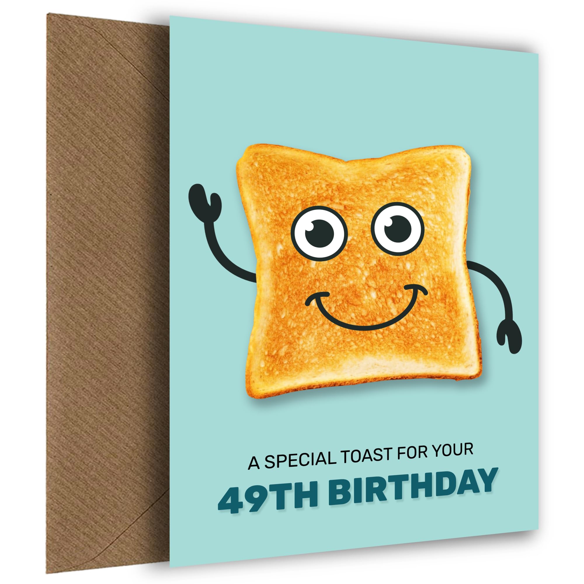 Funny 49th Birthday Card for Men and Women - Mum or Dad 49th Birthday ...