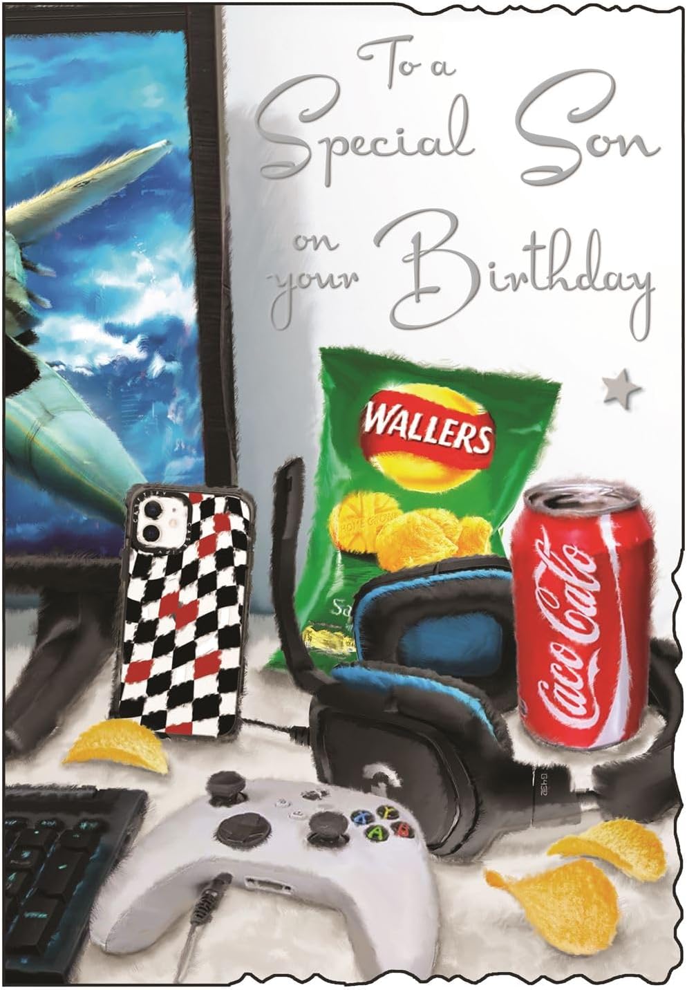 Son Birthday Card - Special Son - Gaming Design - Special Finishes and ...