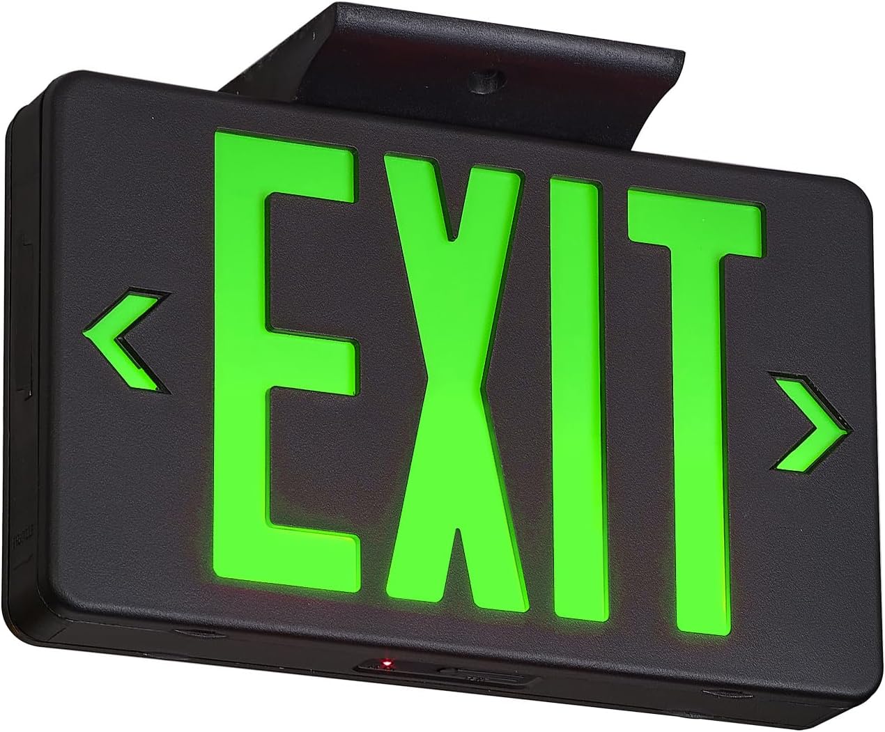 Amazon.com: LED Edge Lit Exit Sign Aluminum Housing AC 120-347V ...