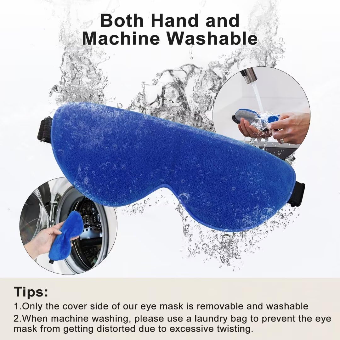 Snapklik.com : Kovnlo Heated Eye Mask, Washable USB Electric Warm ...