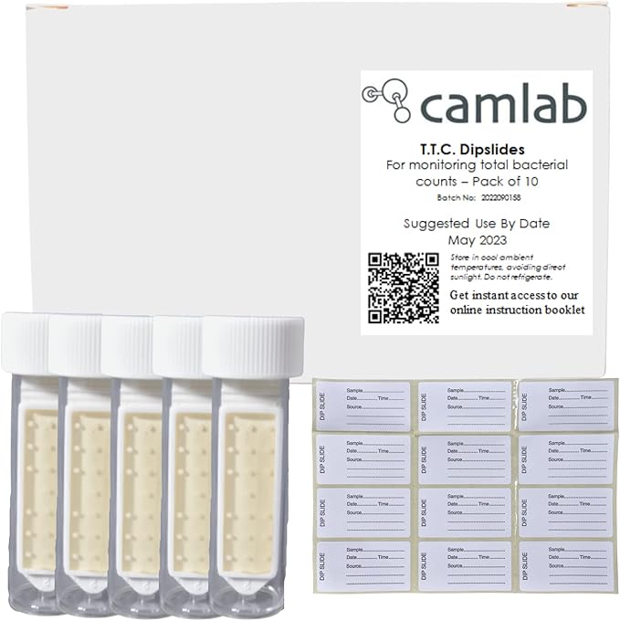 The Labsales Company Camlab TTC/TTC Total Viable Count Dipslide Dip ...