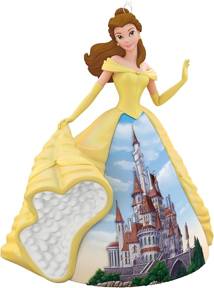 Hallmark Adorno de Recuerdo de Disney, diseño de Bella y Bestia y ...