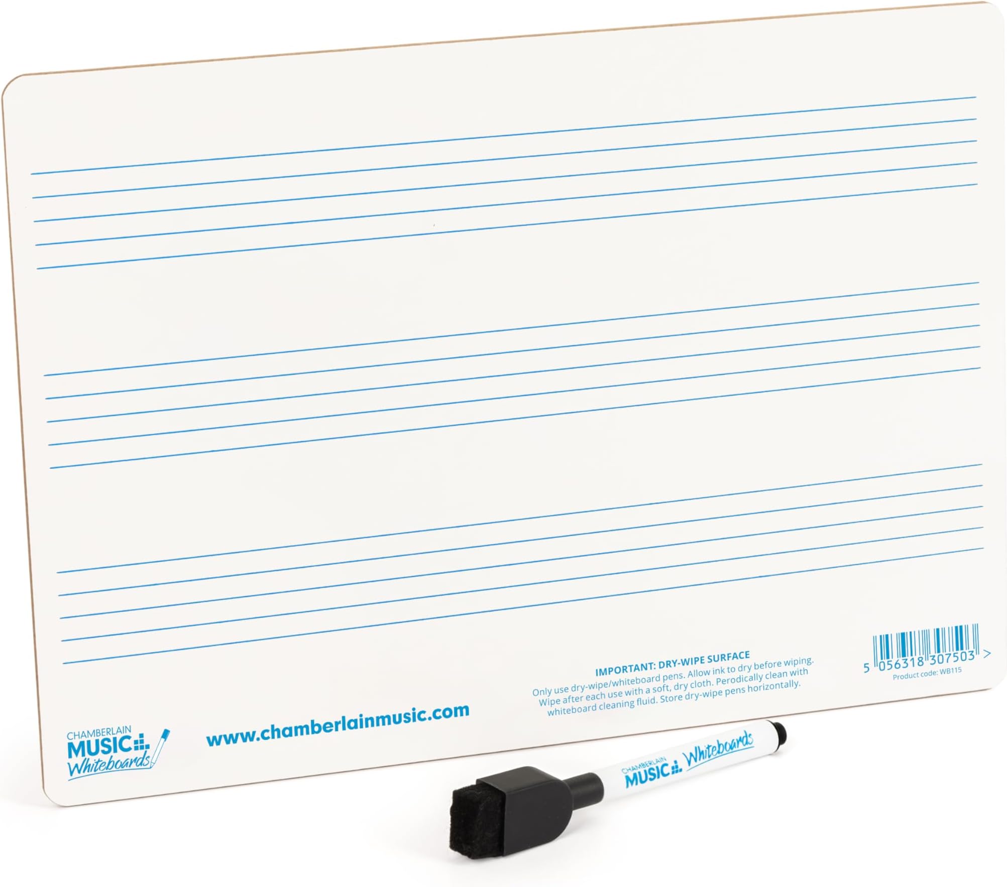 A4 Mini Dry-Wipe Music whiteboard with 3 pre-Printed Staves : Amazon.co ...