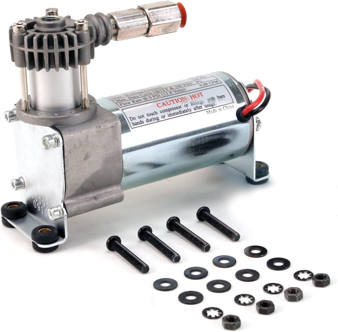 Amazon.com: Ridetech 31920002 Thomas Oilless 150 PSI 12v Universal Air ...