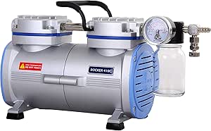 Amazon.com: Rocker 410C Diaphragm Oilless Vacuum Pump, PTFE, Chemical ...