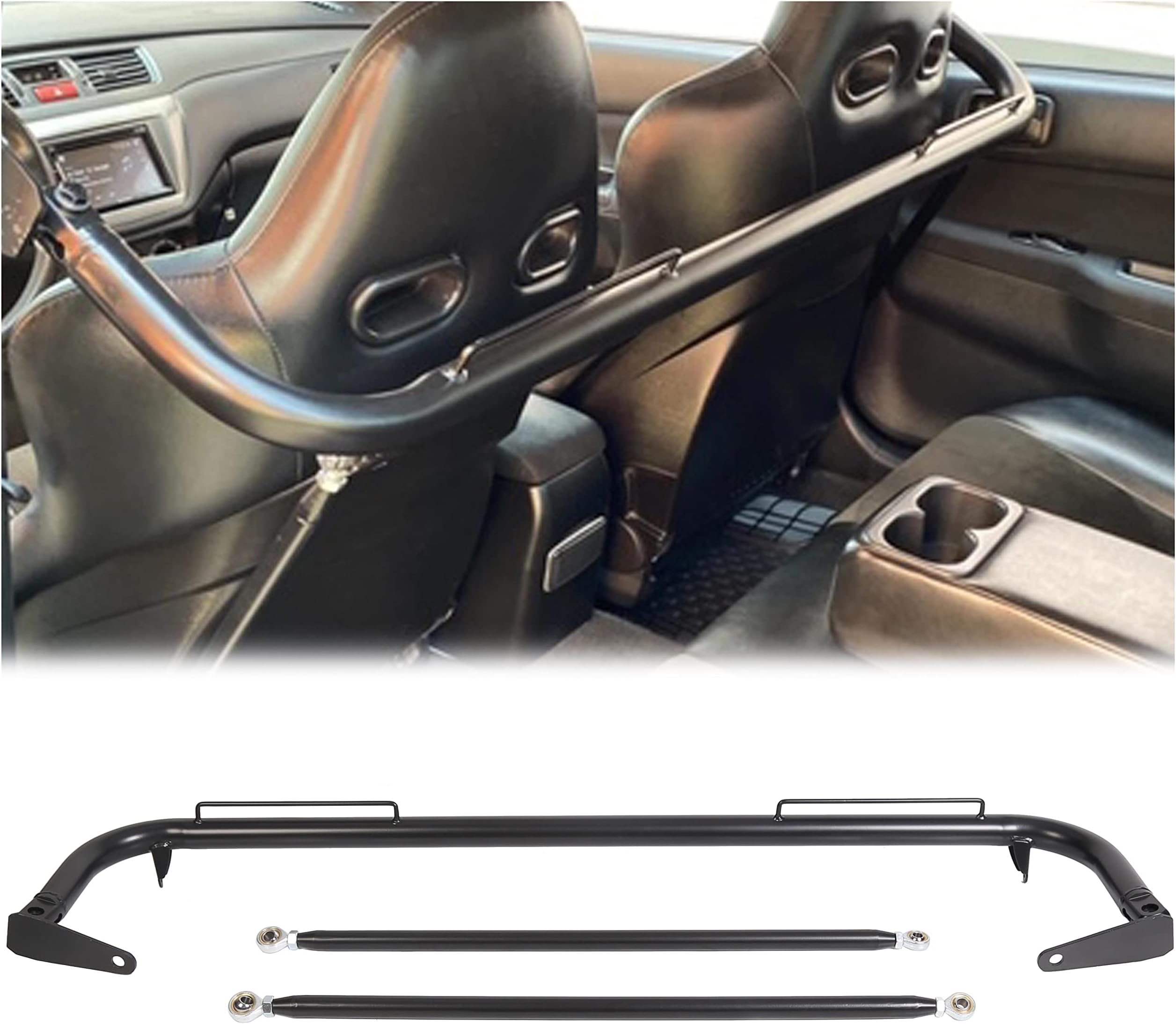 Amazon.com: 49" Universal Racing Harness Bar Stainless Steel Safety ...