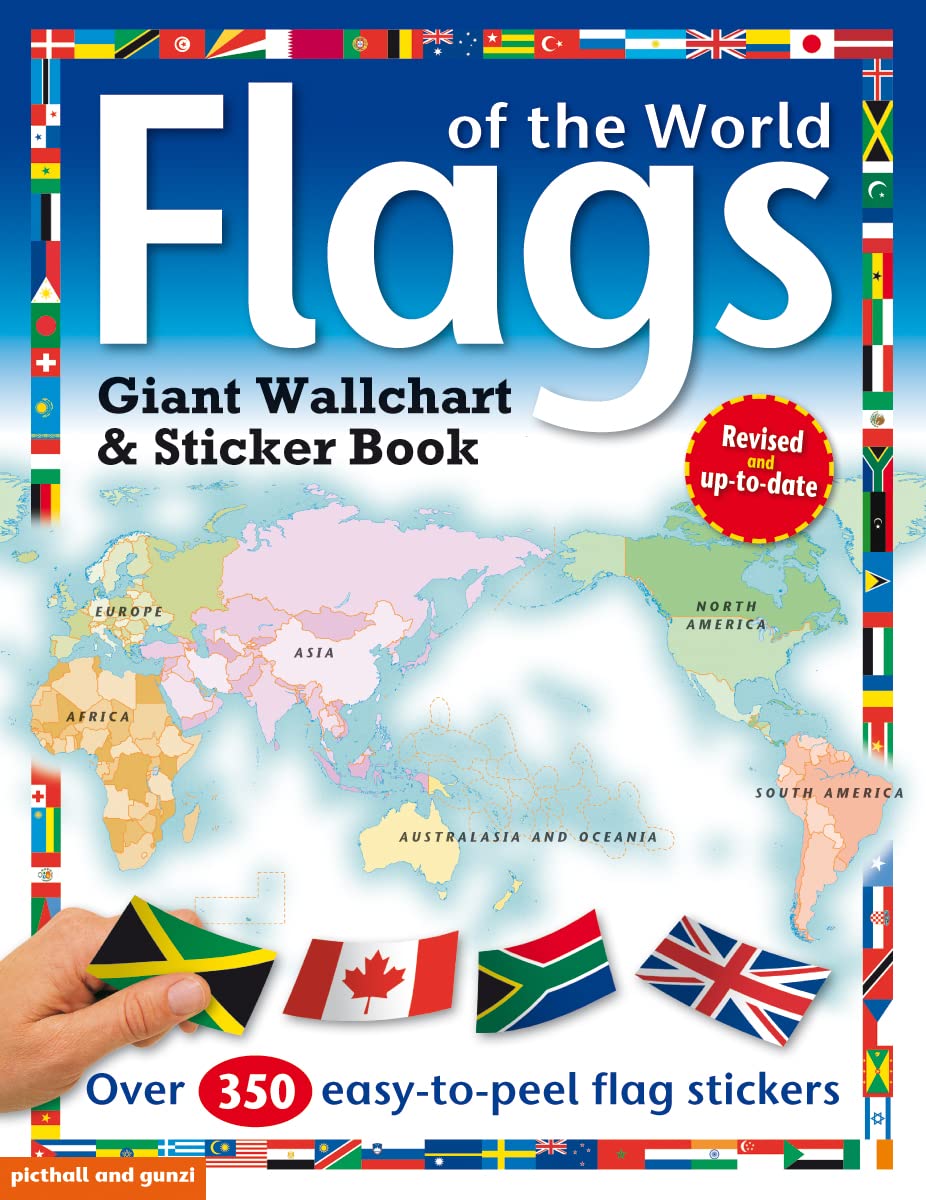 Flags of the World: Sticker Book & Giant World Map Wallchart: World Map ...
