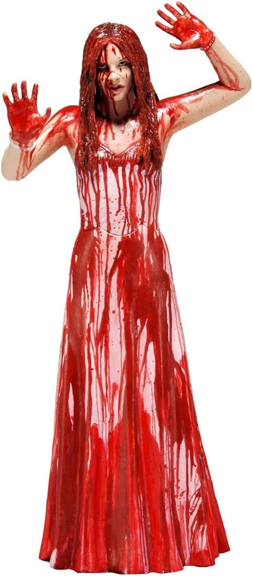 Amazon.co.jp: Carrie 7" Action Figure Carrie Blood Covered Prom Dress ...