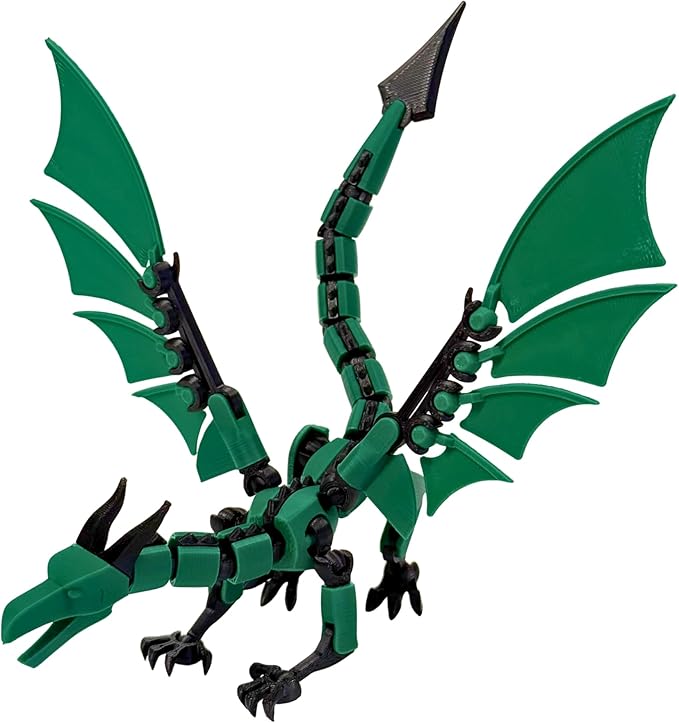 Amazon.com: Dummy 13 Dragon Action Figure, Custom Color Wings & Body ...