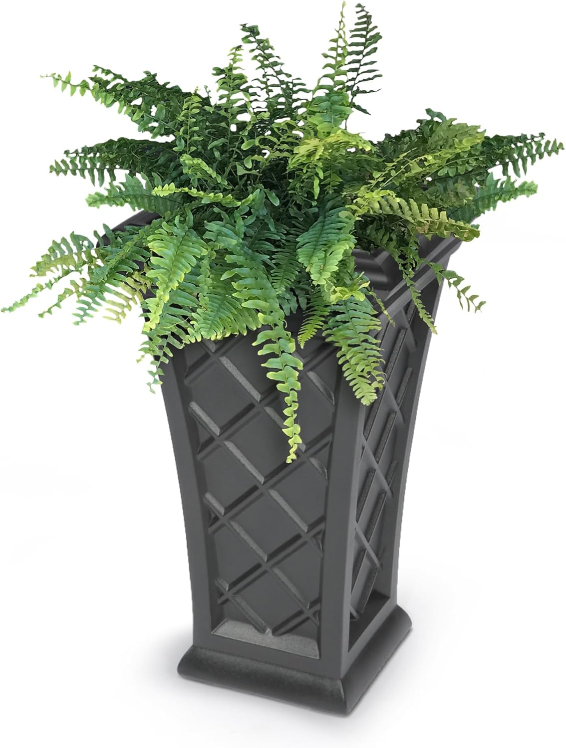 Amazon.com : Mayne Inc. Georgian 28in Tall Planter - Graphite Grey ...