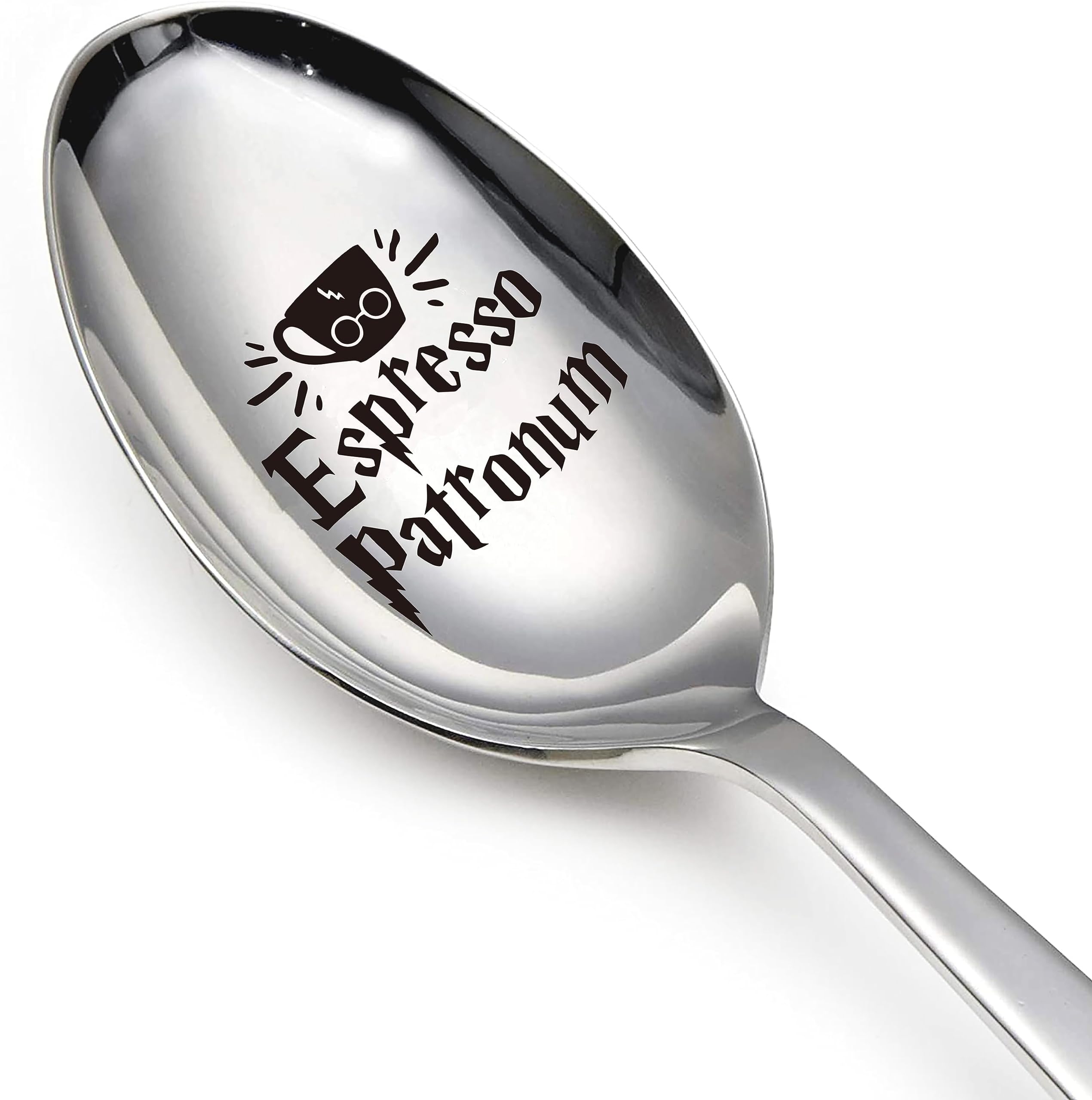 Amazon.com: Espresso Patronum Stainless Steel Spoon for Coffee Lovers ...