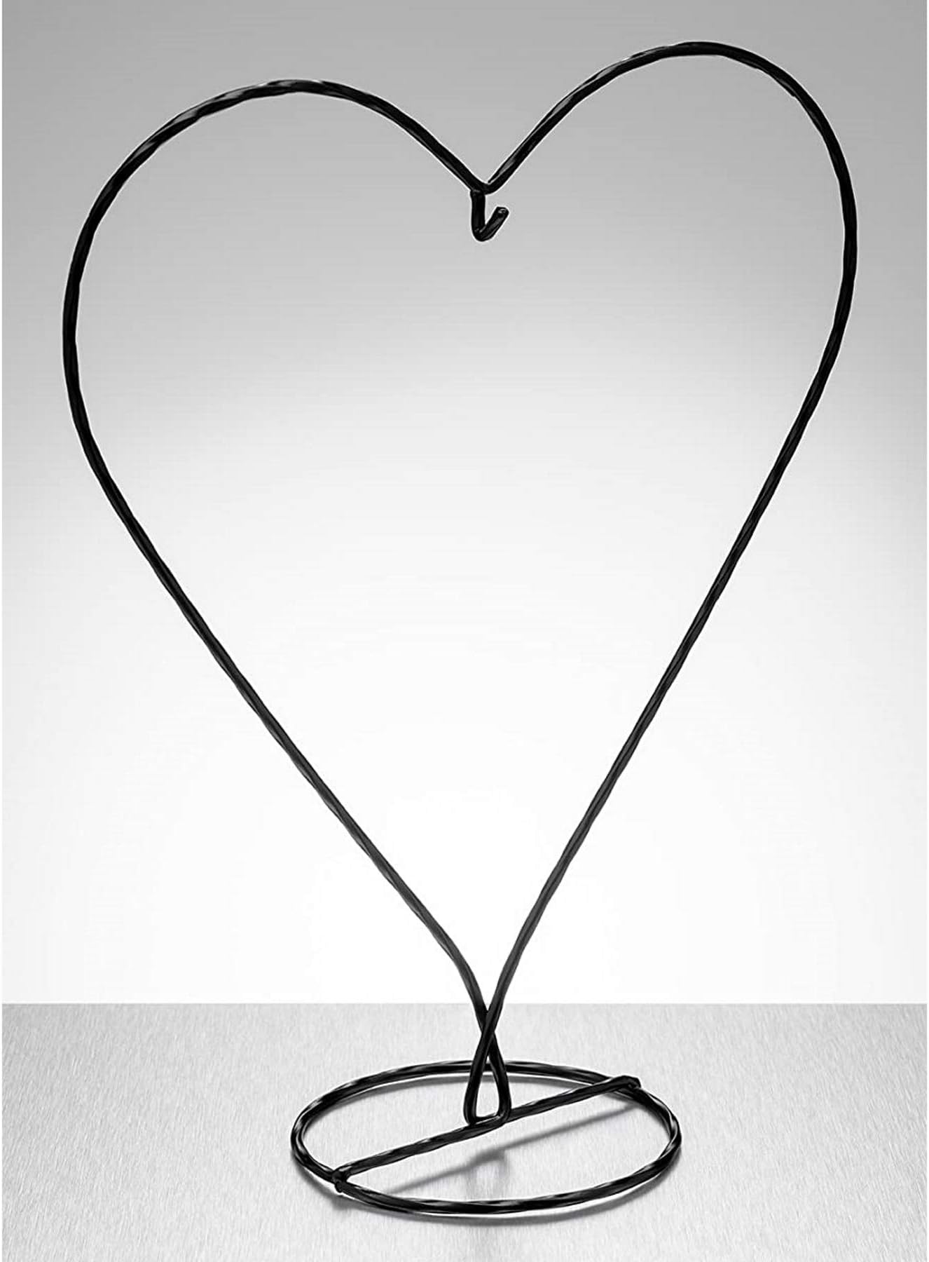 Silver Heart Shaped Display Stand : Amazon.co.uk: Home & Kitchen