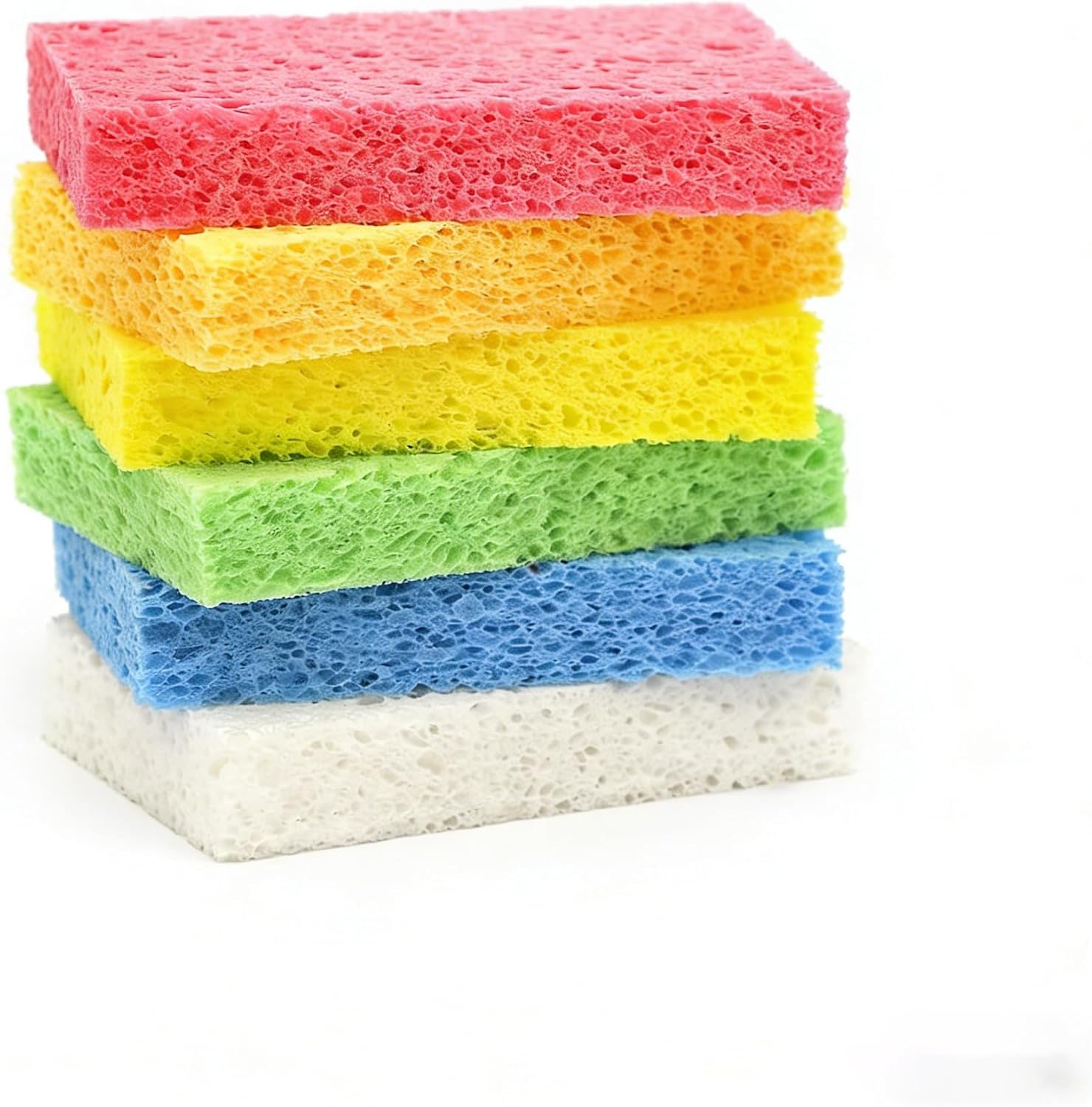 Amazon.com: ARCLIBER Cellulose Sponges,Heavy Duty Scrub Kitchen Sponge ...