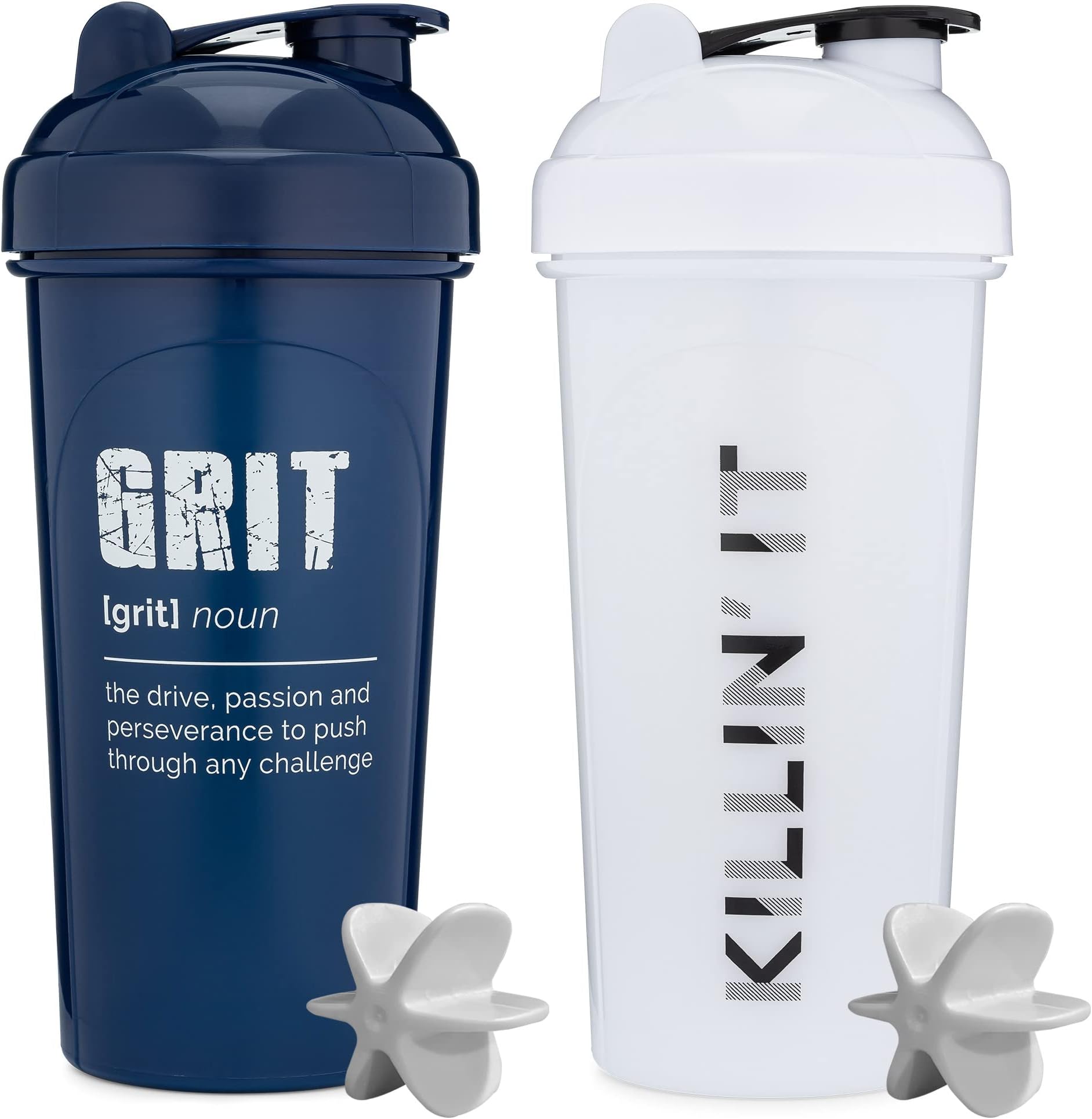 Amazon.com: JEELA SPORTS 5 PACK Protein Shaker Bottles for Protein ...