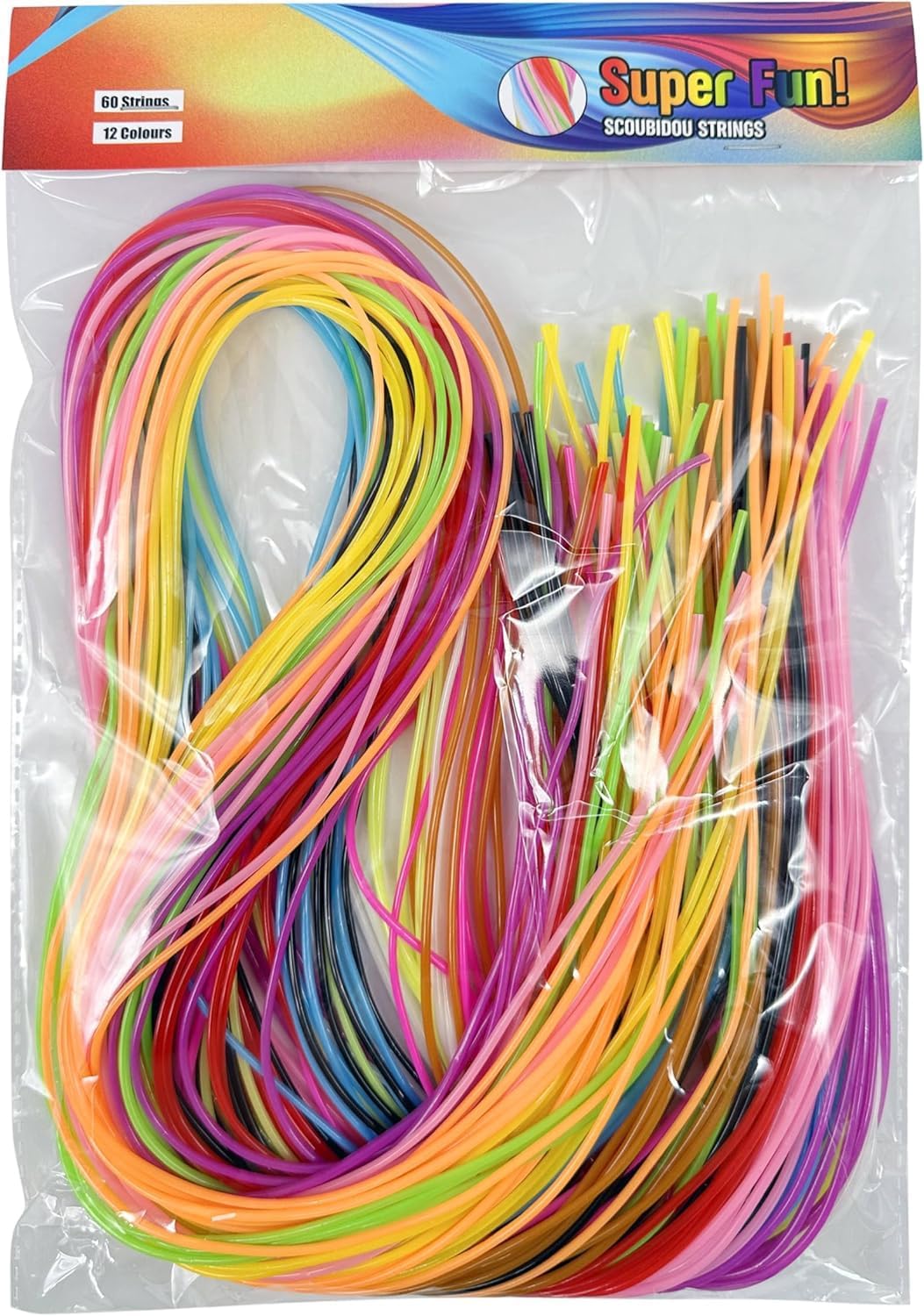 Great Five 60 Scoubidou Strings Plastic Lacing Strings Craft Gimp ...