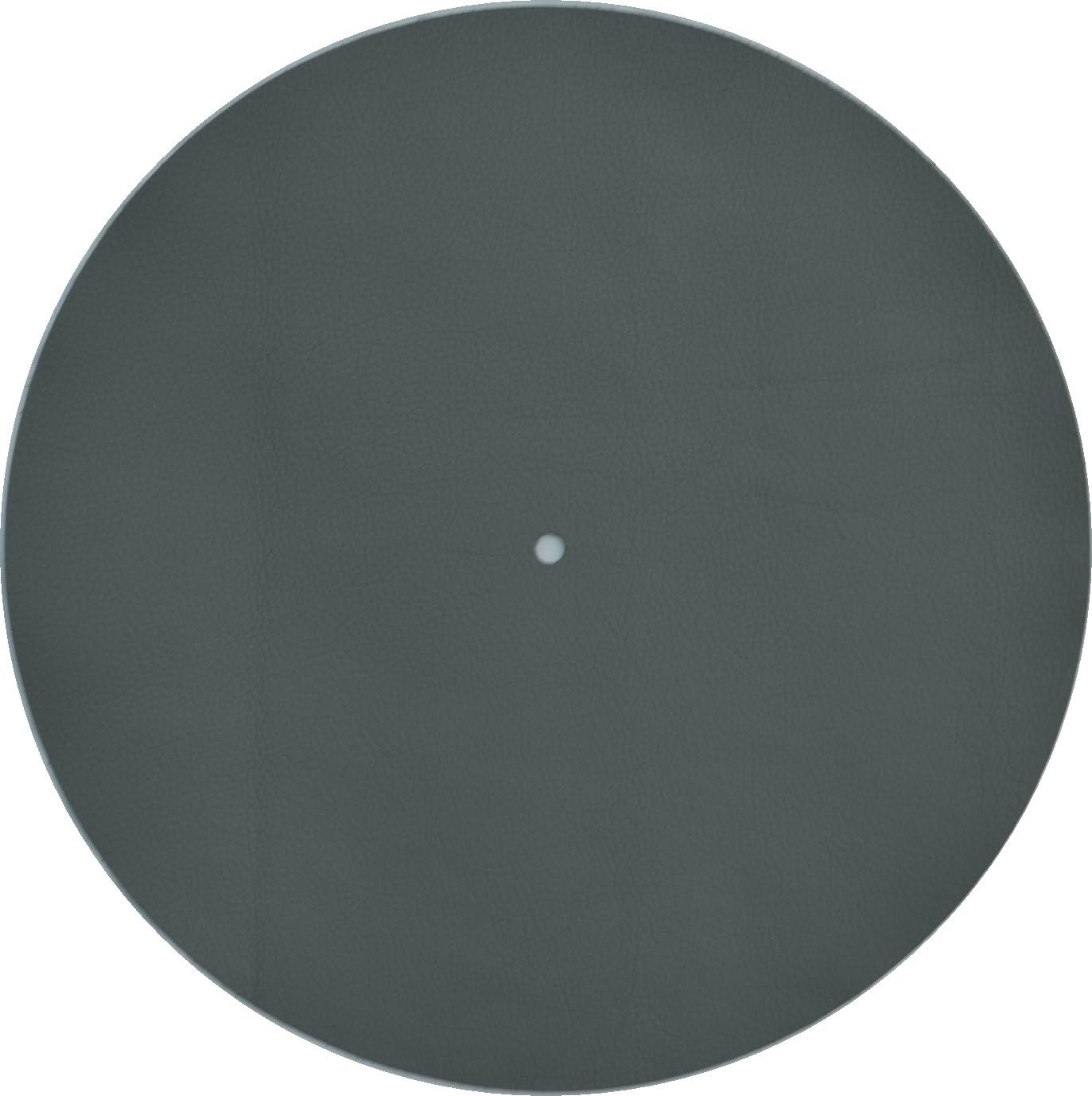 Amazon.com: Genuine Leather Turntable Platter Mat - Gray : Musical ...