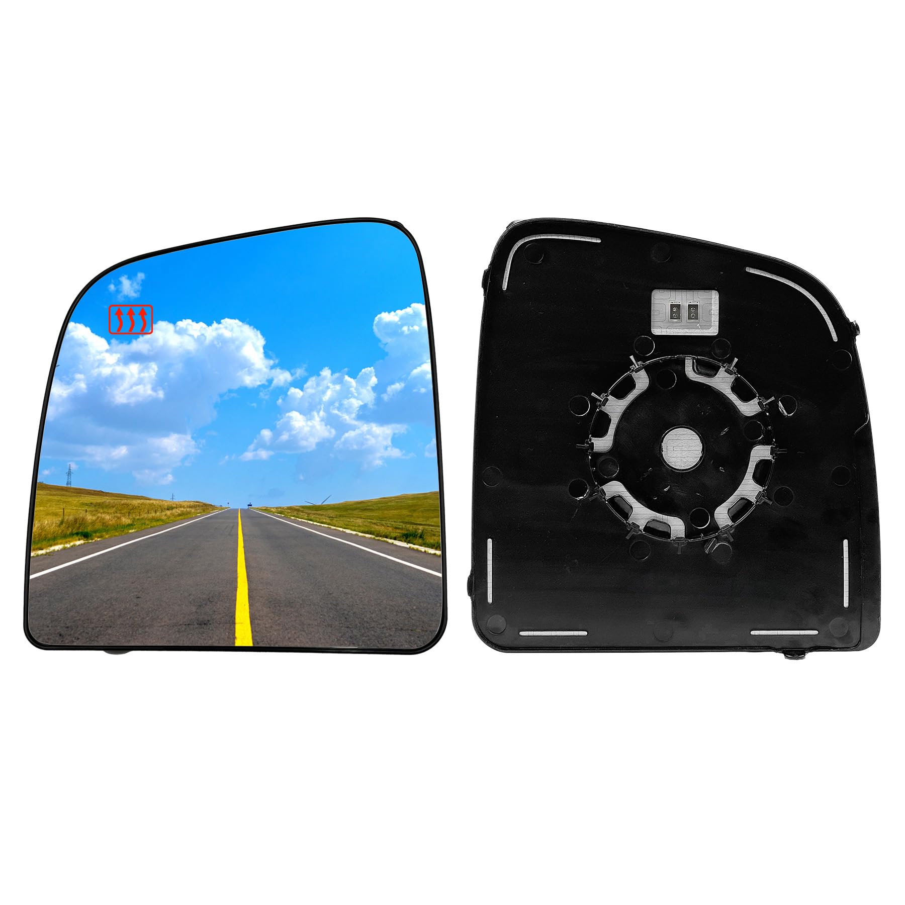 Amazon.com: Convitex Left Side Extension Long Arm Mirror Heated Upper ...